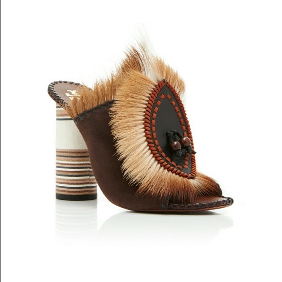 Tory Burch | Shoes | Tory Burch Phoenix Fur Mule | Poshmark